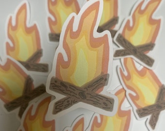 Campfire Planner Stickers Fire Stickers Marshmallow - Etsy
