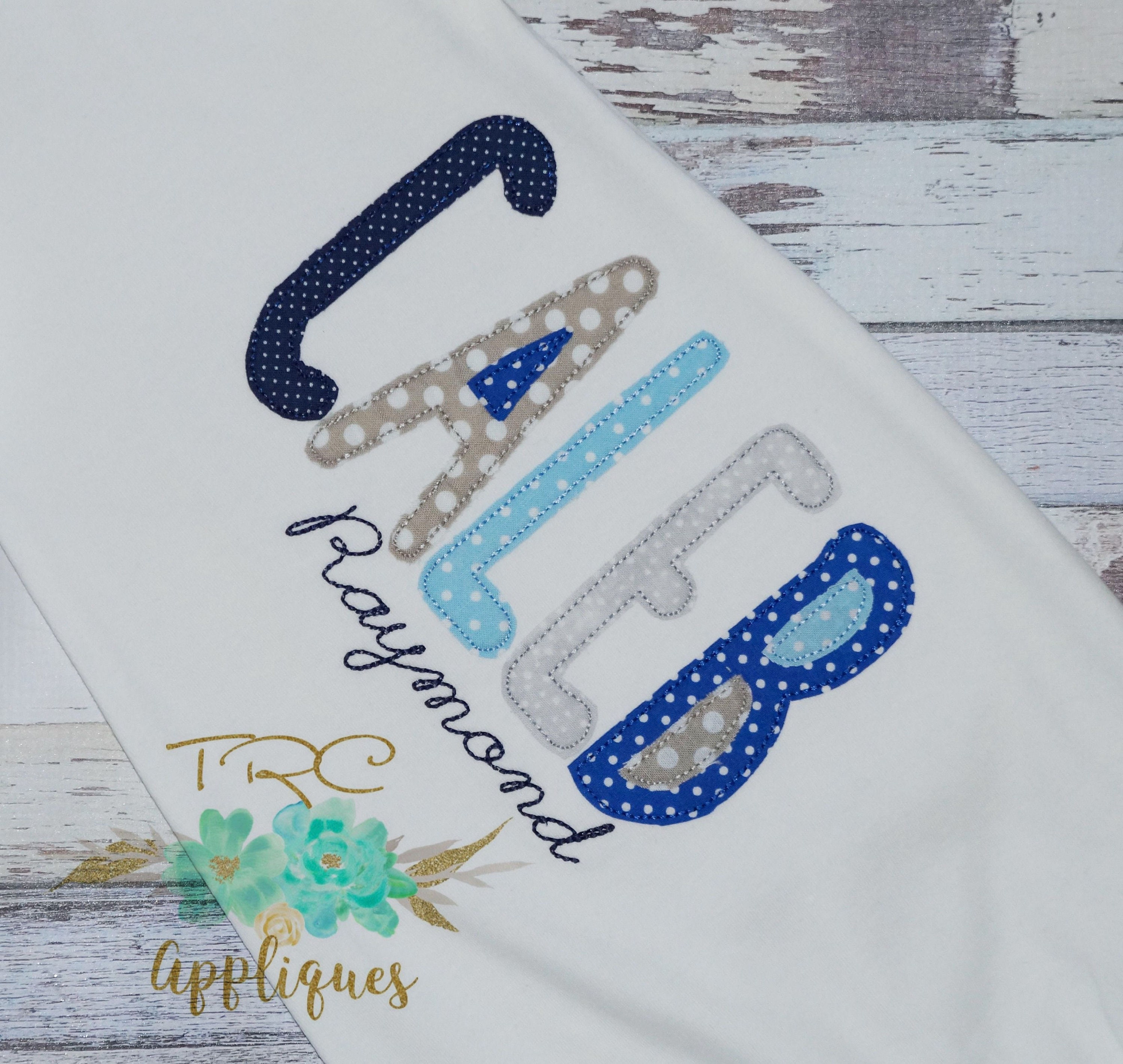 Caleb Ray Font Bean Stitch Embroidery Design - Etsy