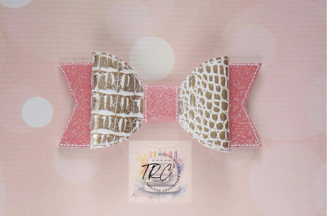ITH Bow Embroidery Design - Etsy