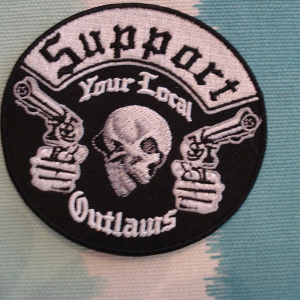 Outlaw Mc Support Patch - Etsy