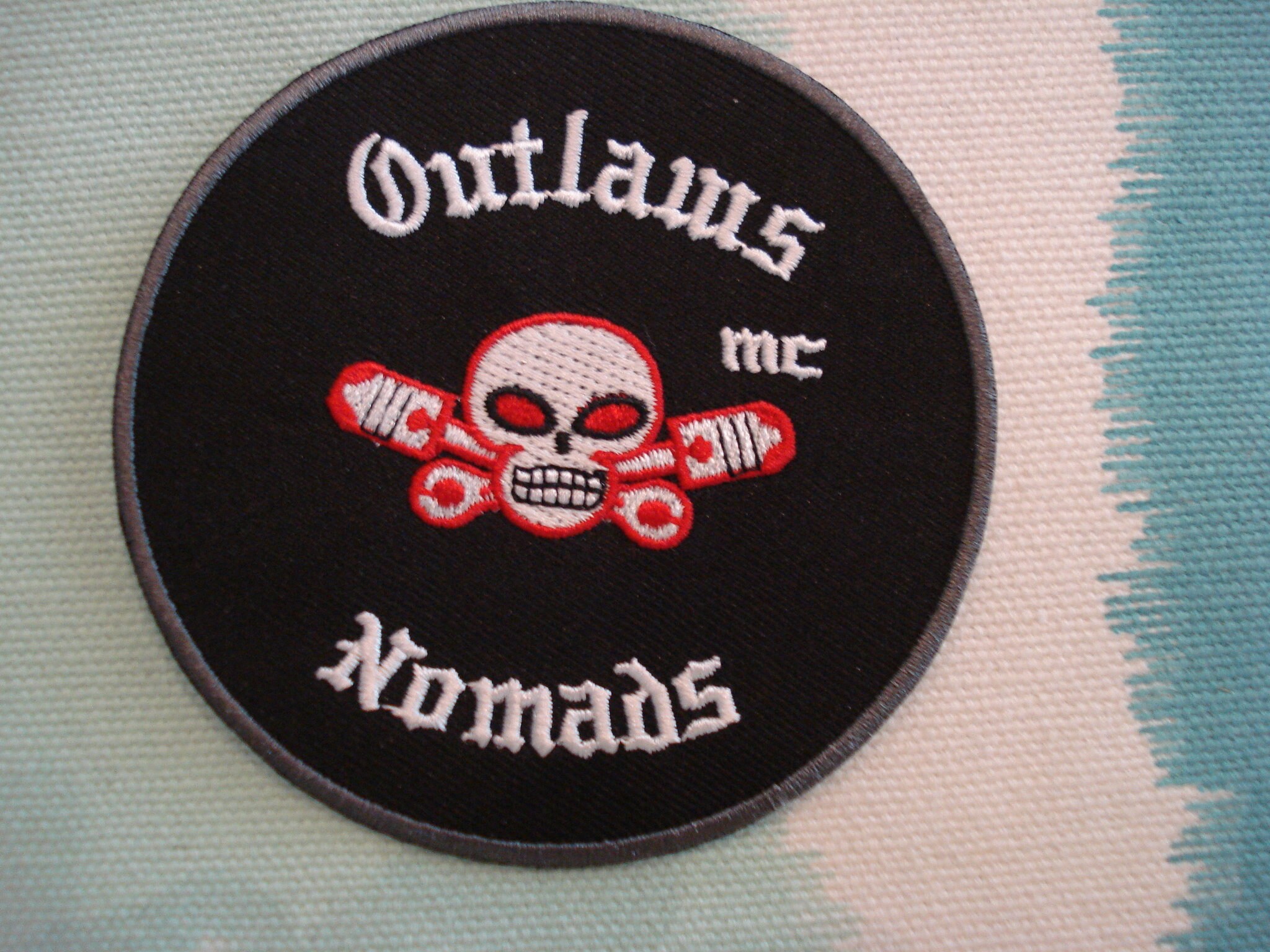 3.5 Inch Outlaw Nomads Iron on Patch - Etsy Canada