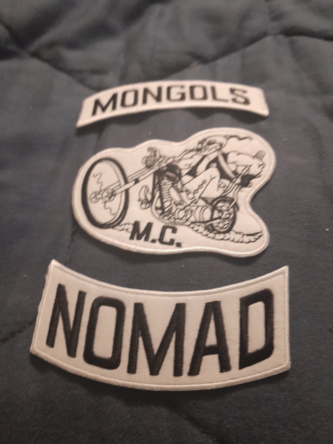 Mongol's M C Front Patch Set - Etsy