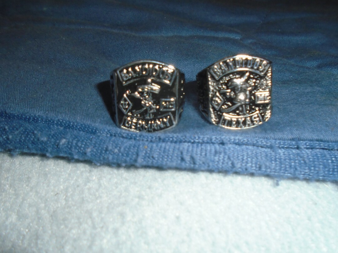 Bandidos Germany and Texas Rings - Etsy