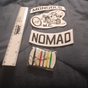 Mongol's M C Front Patch Set - Etsy