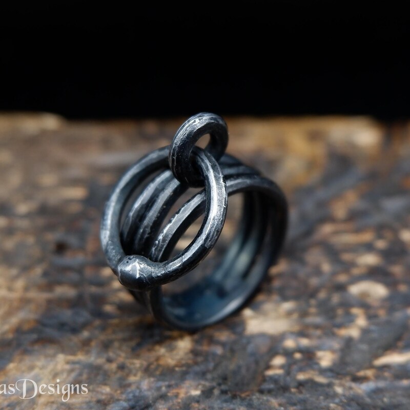 Hand Forged Ring - Etsy