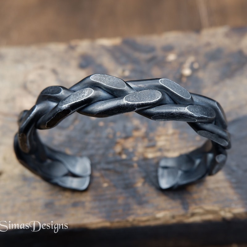 Hand Forged Bracelet - Etsy