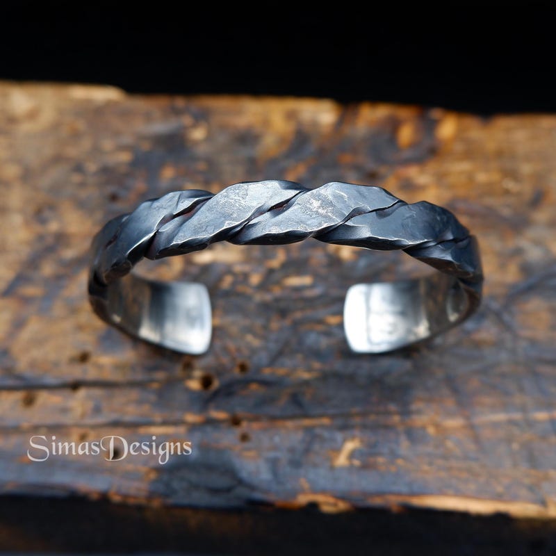 Hand Forged Bracelet - Etsy