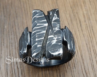 Forged Iron Ring - Etsy