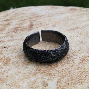 Iron Ring, Iron Band, Rustic Ring, Unisex Ring, Unique Ring, 6th ...