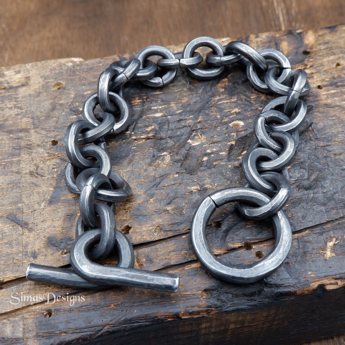 Chunky Iron Chain Bracelet Heavy Bracelet Massive Bracelet - Etsy