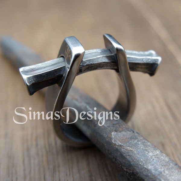 Hand Forged Ring - Etsy