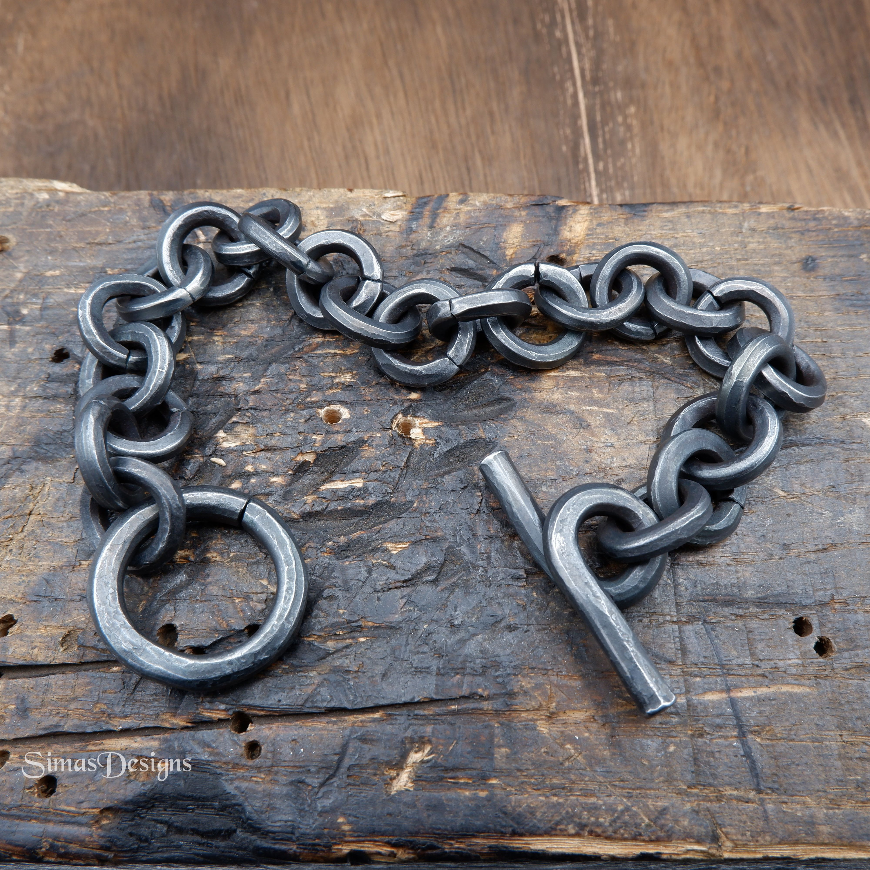 Chunky Iron Chain Bracelet Heavy Bracelet Massive Bracelet - Etsy