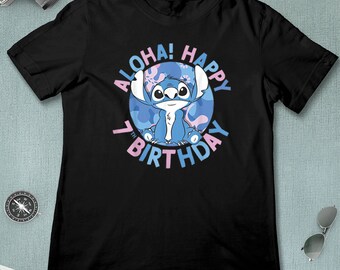 Stitch 7th Birthday Shirt - Etsy