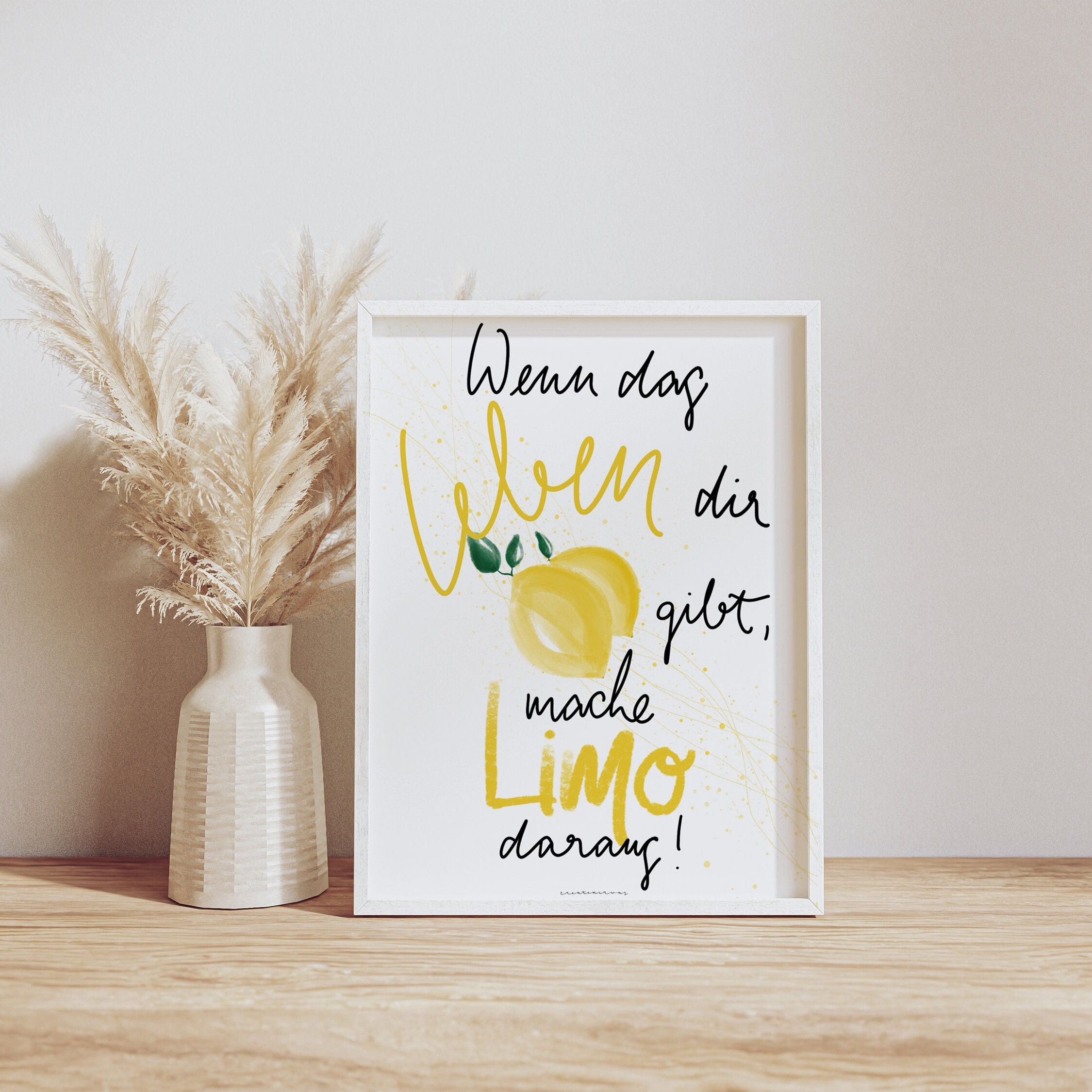 Limo / A4 / Design Poster - Etsy