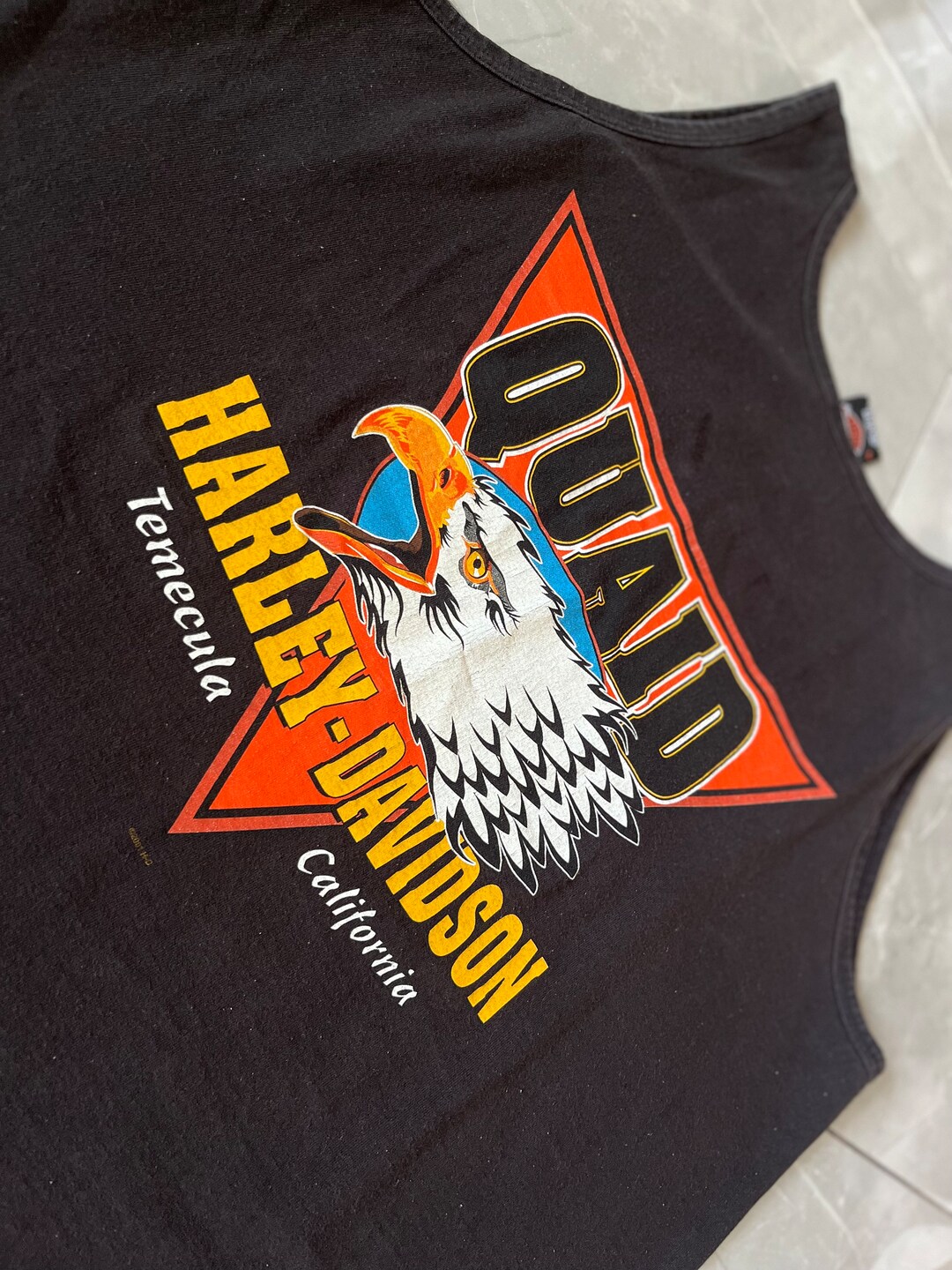Vintage Harley Davidson California Tank 2002 XL - Etsy