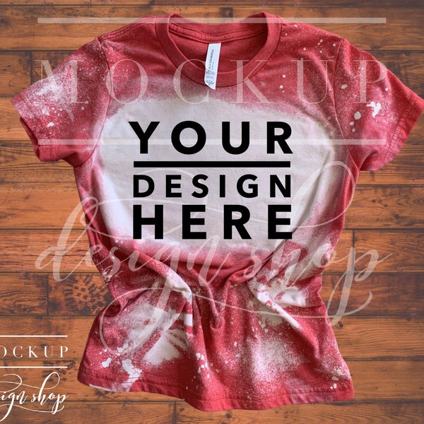 Bleached T Shirt - Etsy