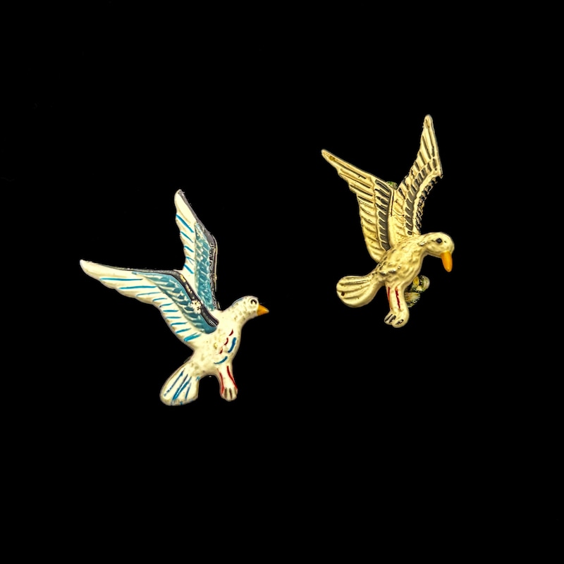 Plastic Bird Brooch - Etsy