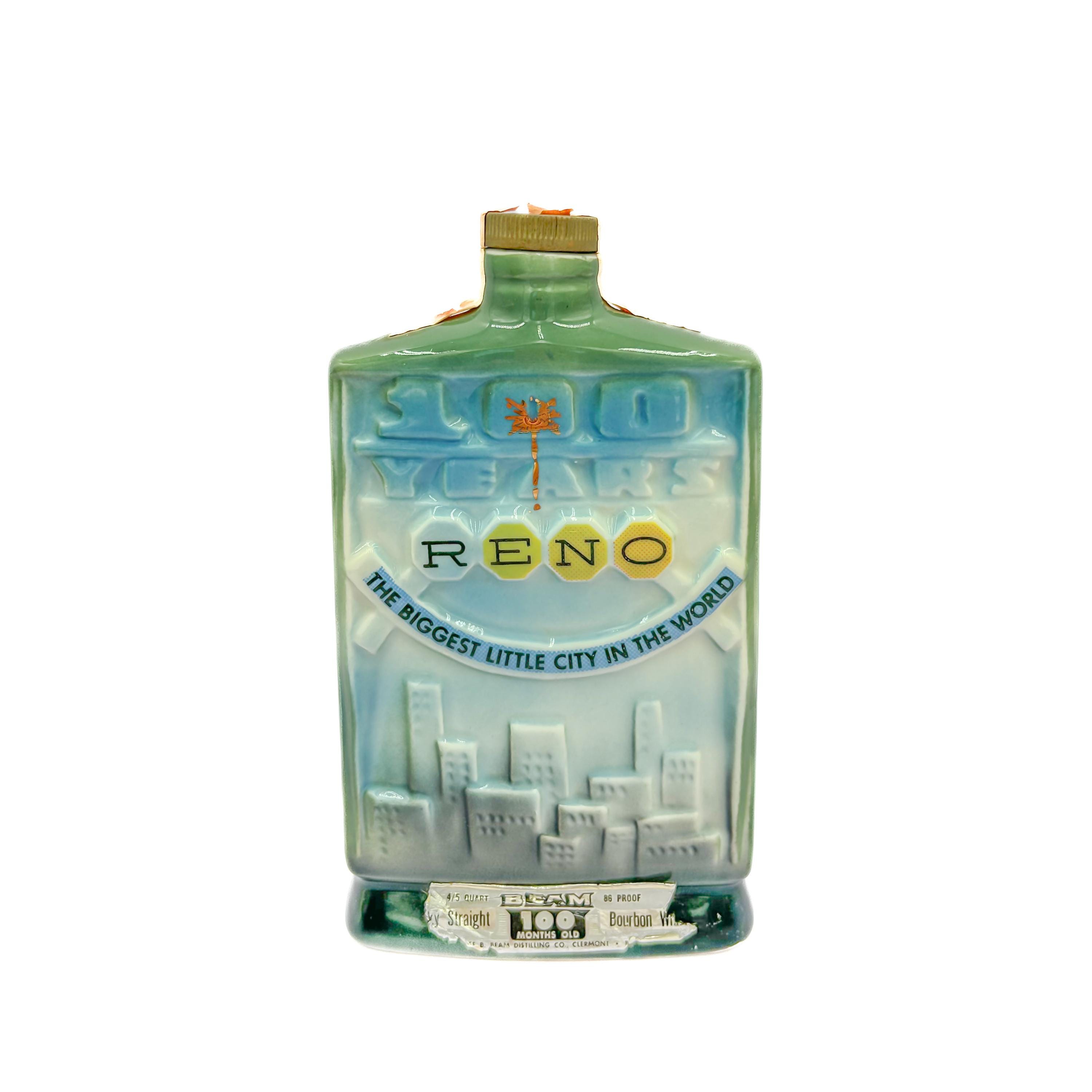 Vintage 1968 Jim Beam "reno - the Biggest Little City in the World ...