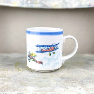 Bi-wing Antique Plane Design Mug Brand Aviation Airplane Cup - Etsy