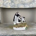 Ceramic Holstein Dairy Cow and Calf Sculpture Table Top Figurine ...