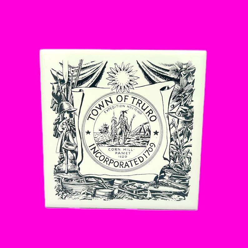 Vintage Screen Craft Tile - Town of Truro Massachusetts Historical ...
