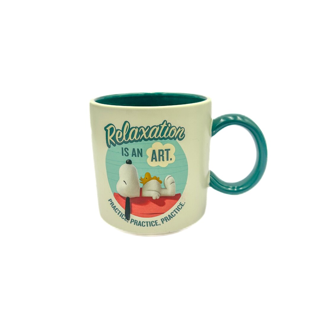 Hallmark Peanuts Movie Snoopy Woodstock Coffee Mug Relaxation is an Art ...