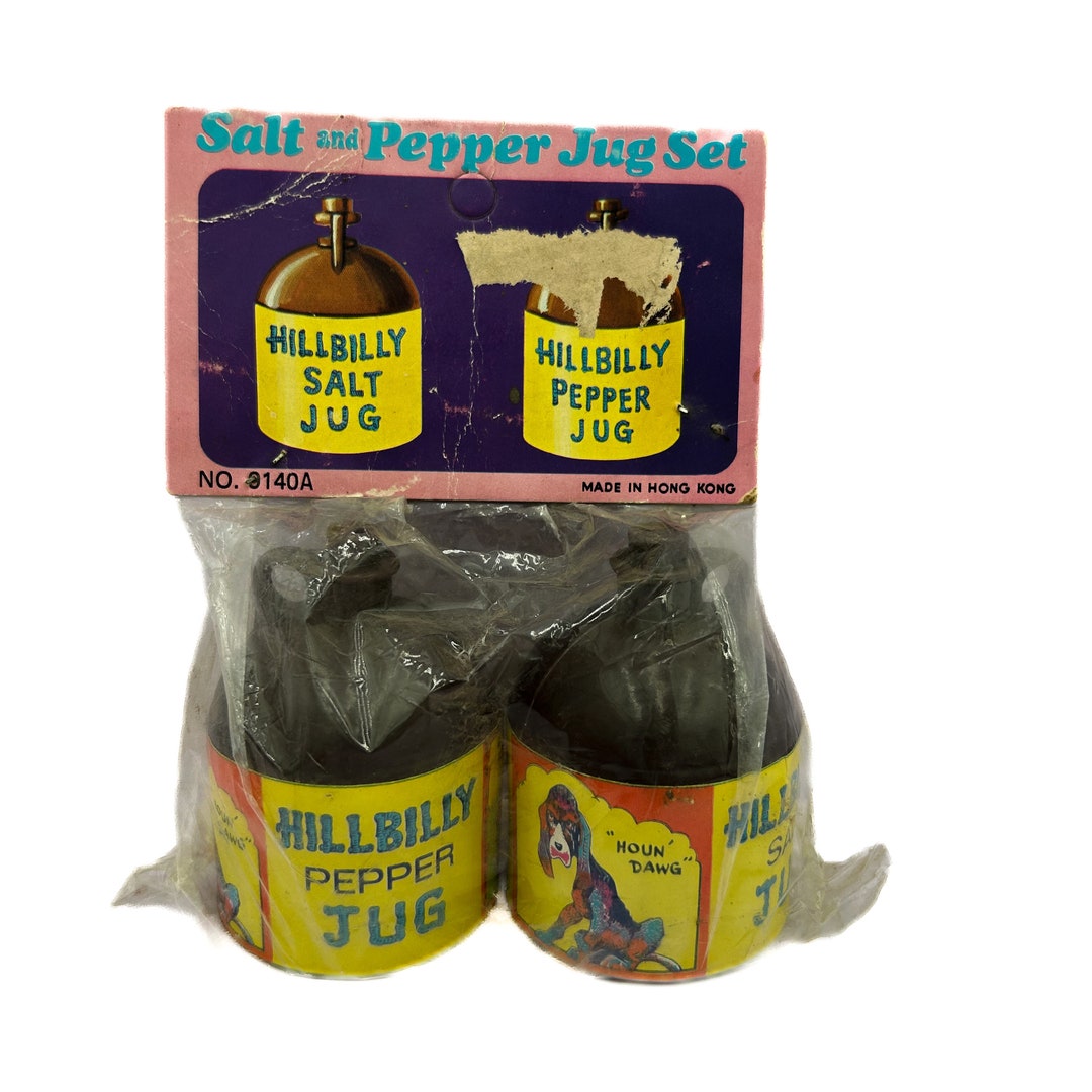 Vintage Hillbilly Beer / Moonshine Jug Salt and Pepper Shaker in ...