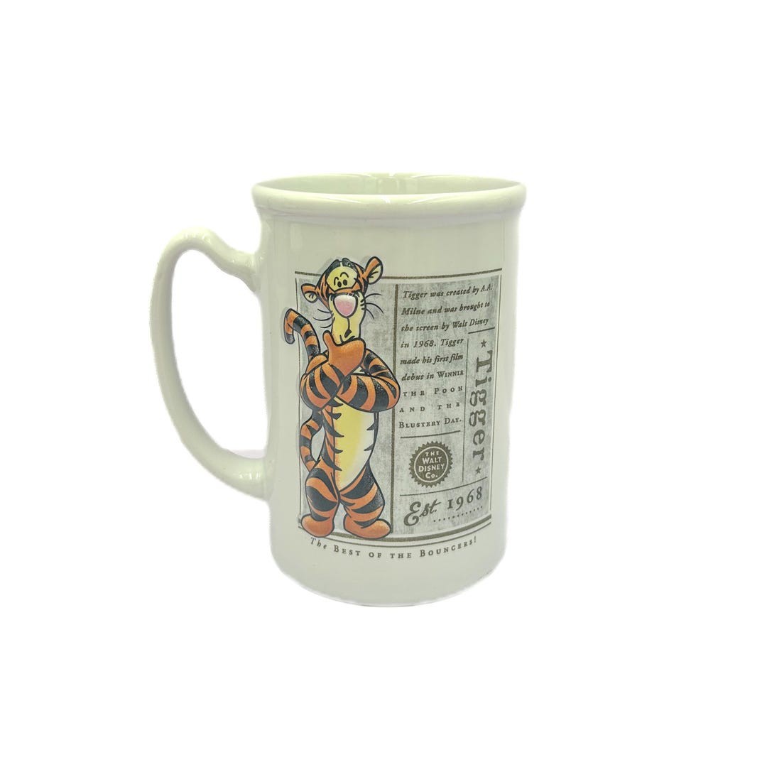 The Disney Store Tigger the Best of the Bouncers Mug 3D Tigger 5" 16 Fl ...