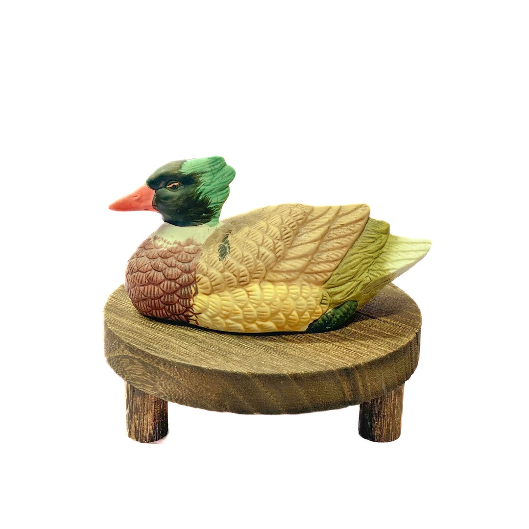 Vintage Original Artmark Rustic Ceramic Duck Figure 6” - Etsy