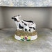 Ceramic Holstein Dairy Cow and Calf Sculpture Table Top Figurine ...