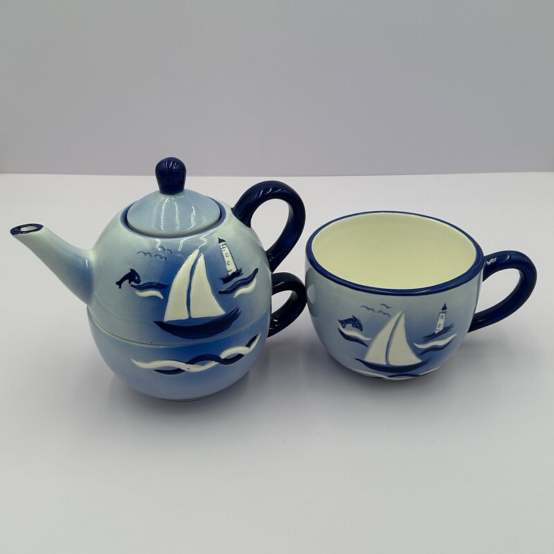 Sailboat Teapot - Etsy