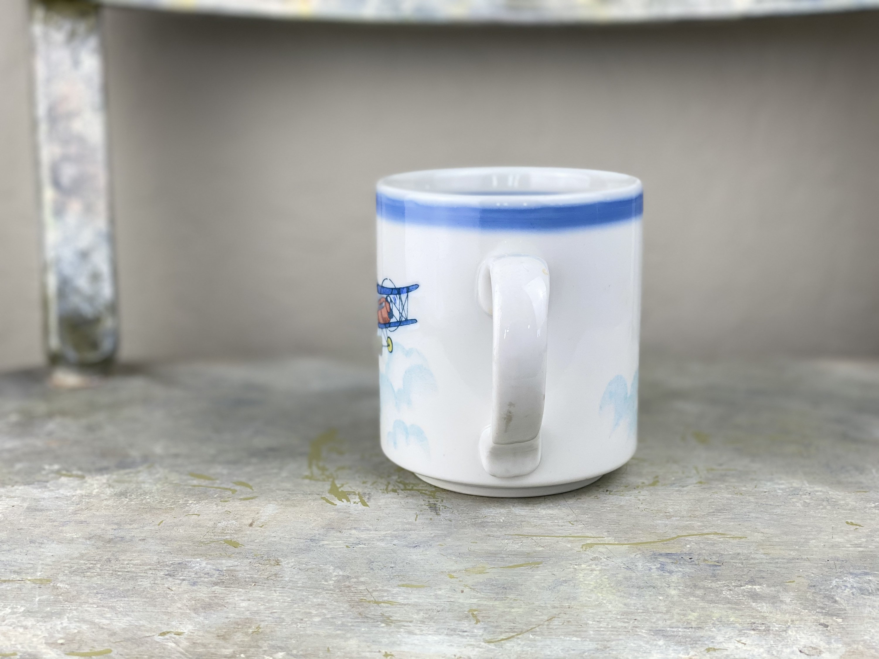 Bi-wing Antique Plane Design Mug Brand Aviation Airplane Cup | Etsy