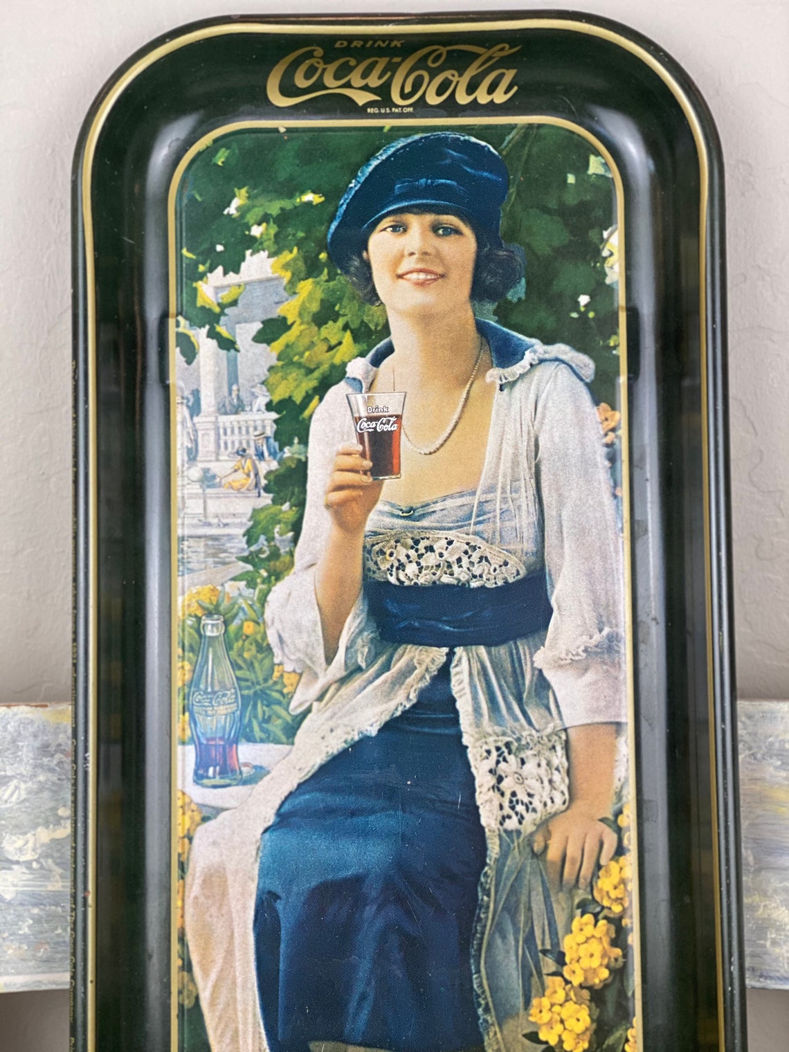 Vintage 1973 COCA COLA Rectangle tin serving tray | Etsy