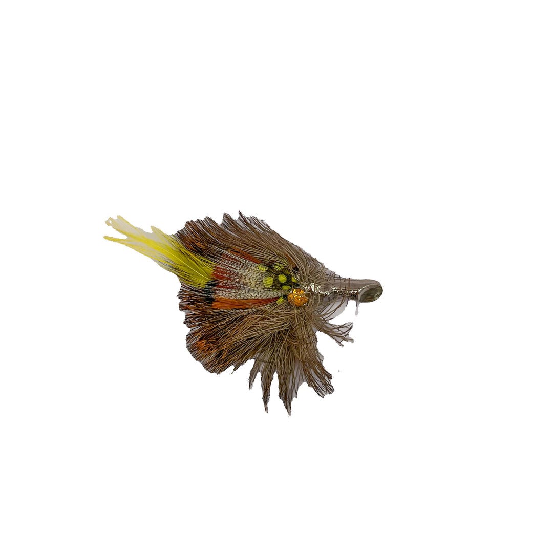 Vintage Fly Fishing Brooch Pin - Hand-tied Angler's Lure Style Lapel ...