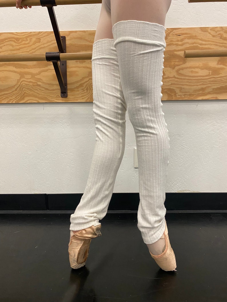 Sandy Beach Full Length Ballet Leg Warmers Solid Ribbed Knit - Etsy