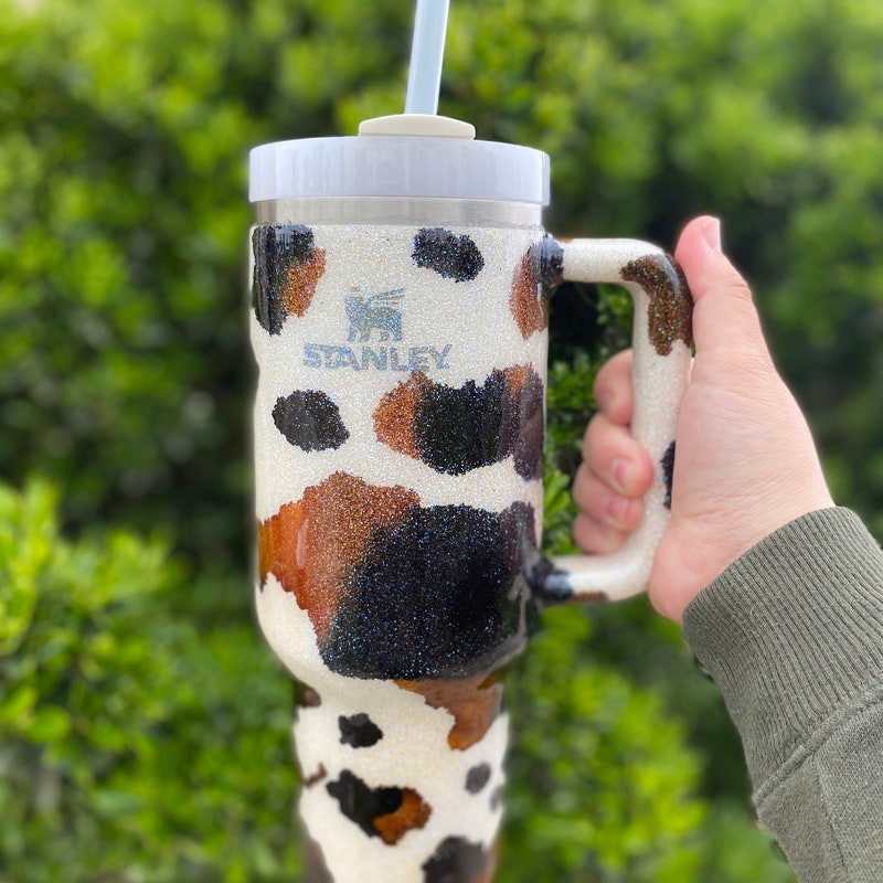 Cow Print Stanley Cup - Etsy