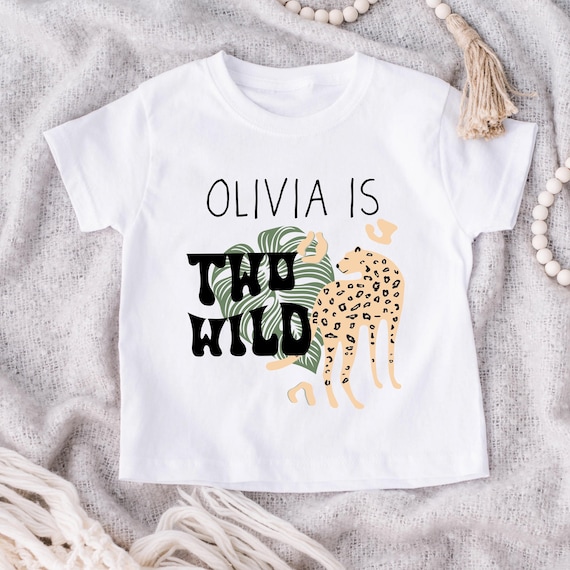Two Wild Birthday Outfit Cheetah Themed Design - Etsy