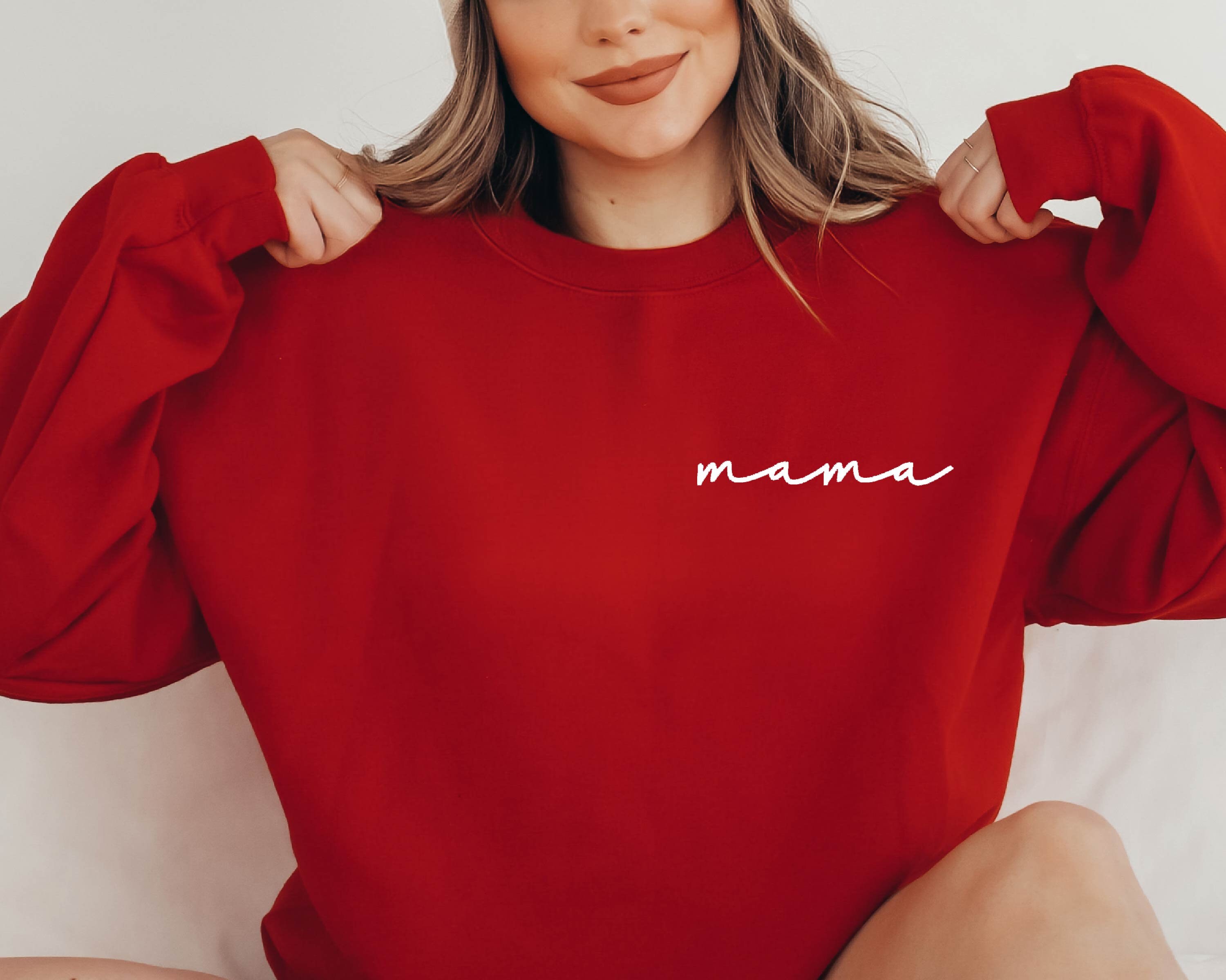 Embroidered Mama Sweatshirt Womens Embroidered Sweater - Etsy Canada