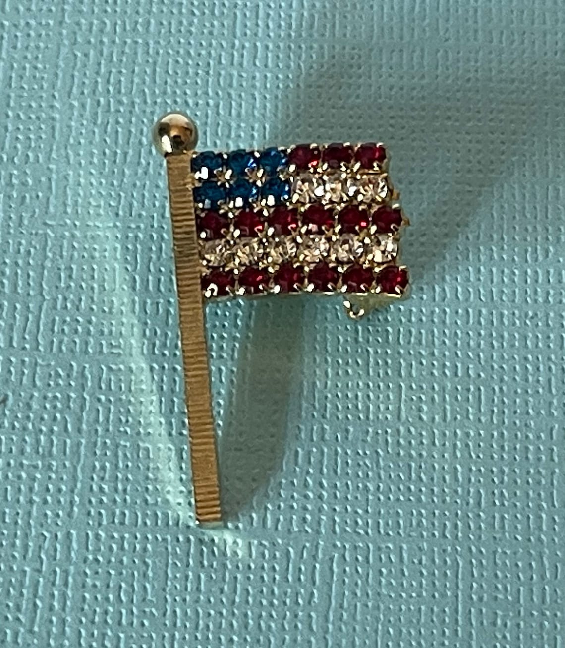 Vintage American Flag Brooch USA Pin Patriotic Pin - Etsy