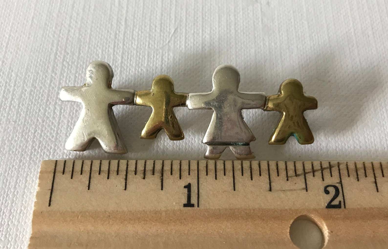 Vintage Sterling Silver Family Pin Signed Mexico Sterling - Etsy