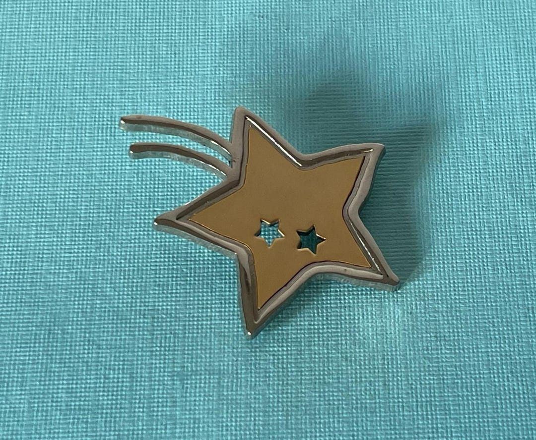 Vintage Star Brooch, Shooting Star Pin, Signed Sarah Oien, RG Awards ...