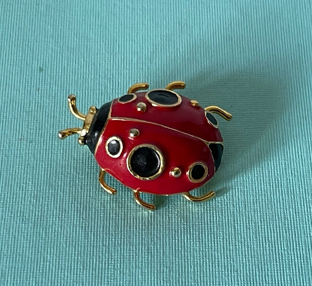 Large Vintage Ladybug Brooch, Ladybug Jewelry, the Carolynn, Summer ...