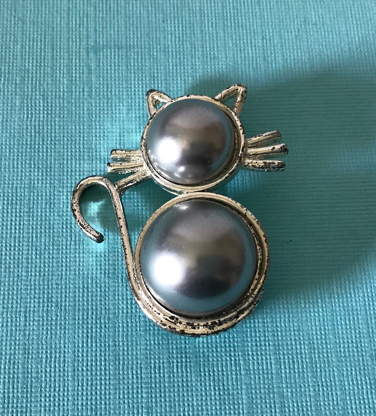 Vintage Cat Brooch Silver Cat Pin Cat Jewelry Cat Gifts - Etsy