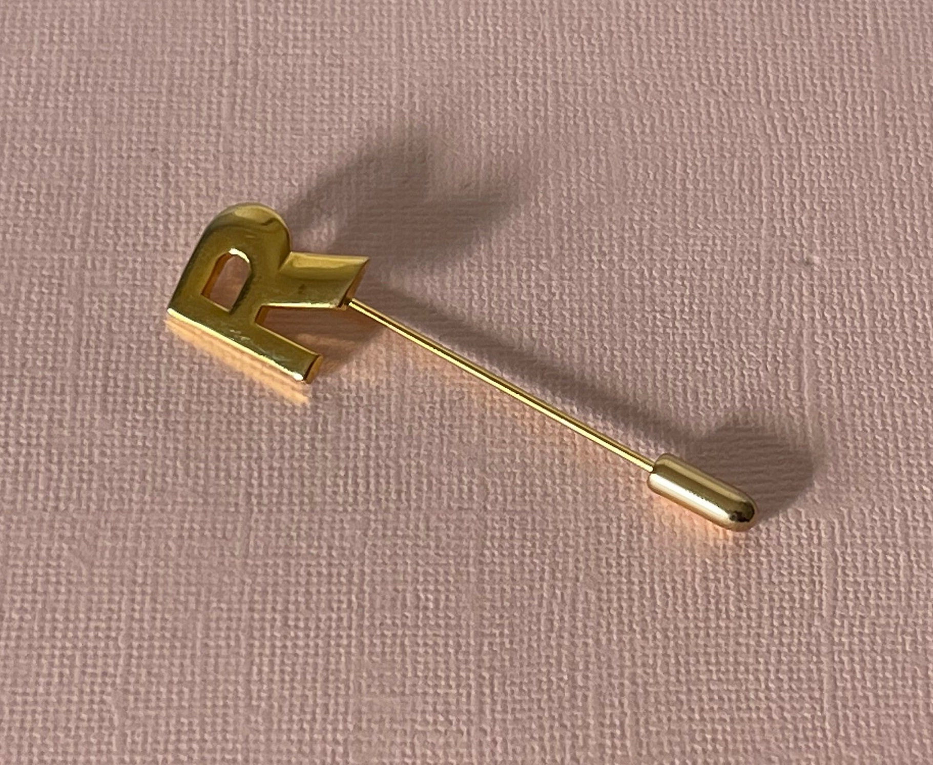 Vintage Letter R Pin, Letter R Stick Pin, Letter R Jewelry, Letter R ...