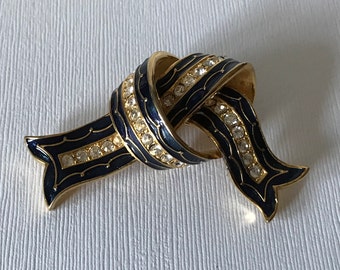 Joan Rivers Bow Brooch - Etsy