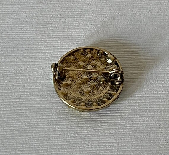 Smiley face brooch, rhinestone smiley face pin, 70's,… - Gem