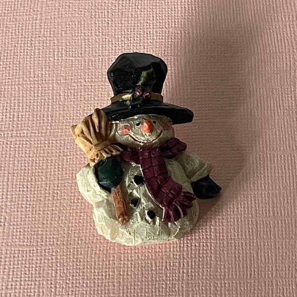 Snowman Pin - Etsy