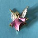 Pink Angel Pin Rhinestone Angel Pin Heavenly Angel Pin - Etsy