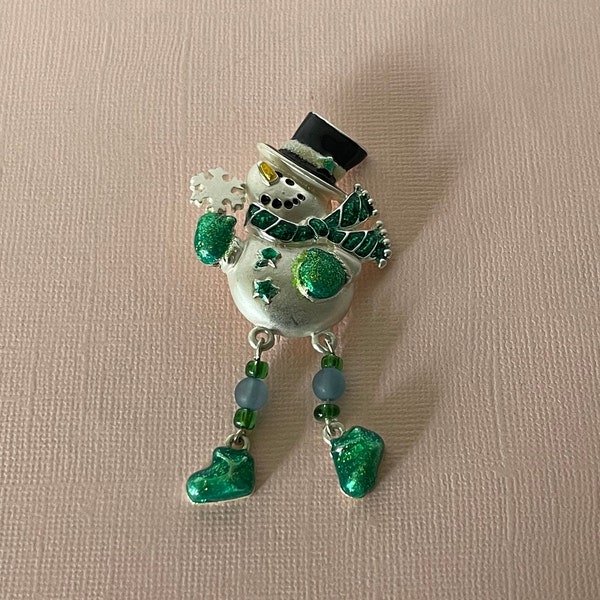 Snowman Pin - Etsy