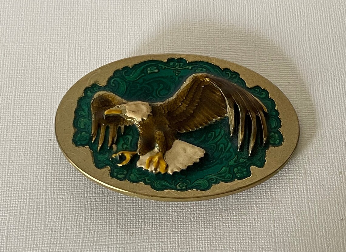 Vintage Eagle Belt Buckle Numbered Belt Buckle American - Etsy